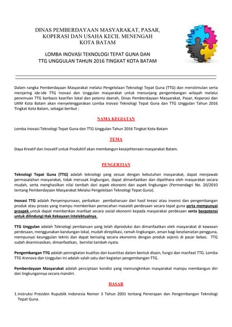 Format penilaian lomba Tingkat 2 penggalang | DOCX