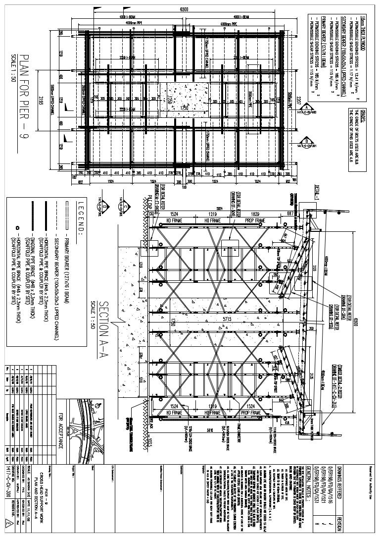 Formwork drawings 1