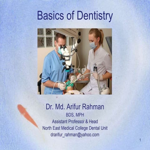 Basics of Dentistry | PPSX