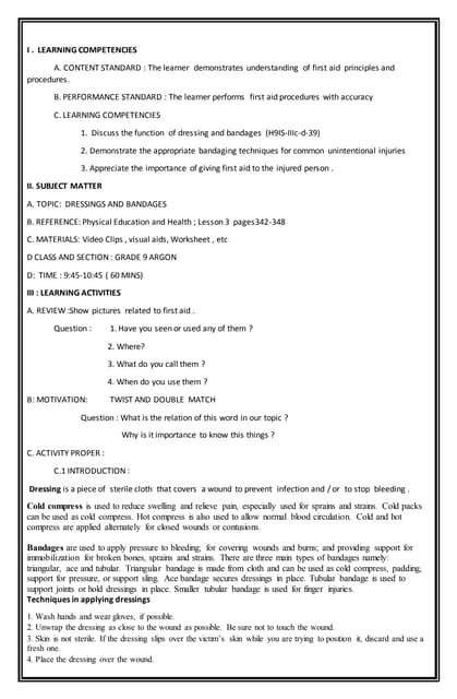 A detailed lesson plan in Chess | DOCX