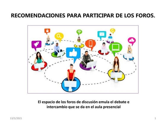 Reglas para foros de discusión | PDF
