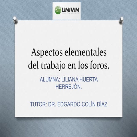 Reglas para foros de discusión | PDF