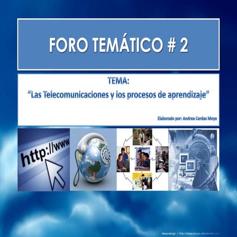 Foro temático # 2 | PPTX