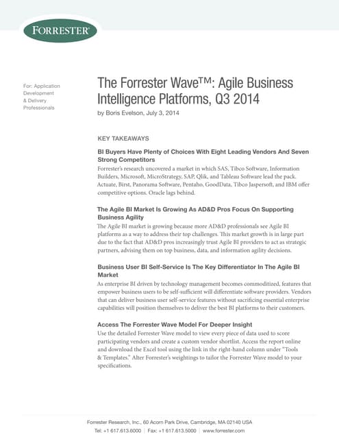 Forrester Wave OM | PPTX