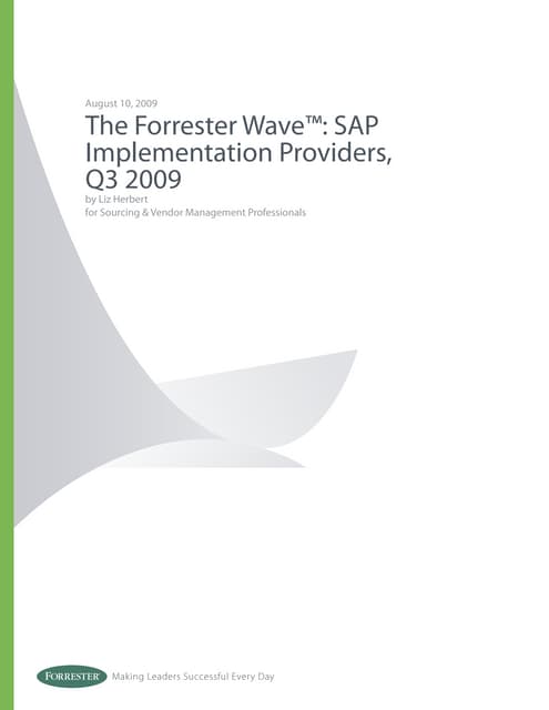 Forrester Wave OM | PPTX