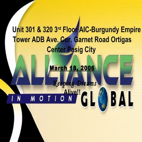 AIMGLOBAL PRODUCT PRESENTATION | PPT