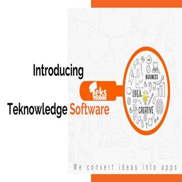 An Introduction of Teknowledge Software | PPTX