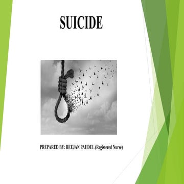 Suicide PPT | PPTX