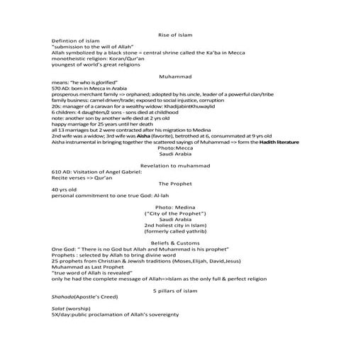Rise of islam | PPTX
