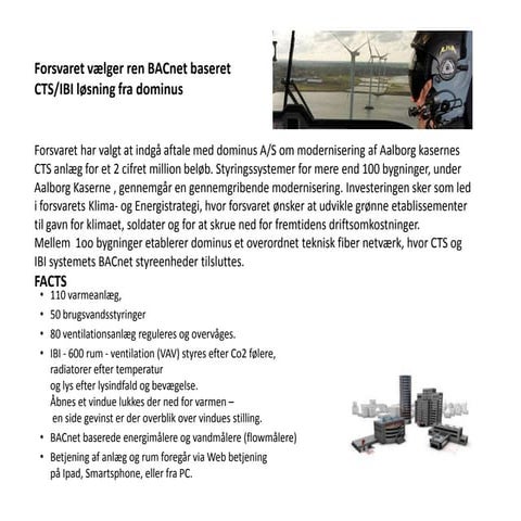 Forsvaret vælger BACnet fra dominus | PPTX