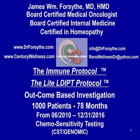 Dr. Forsythe The Immune Protocol™ & The Lite LDIPT Protocol ™ updated 2 ...
