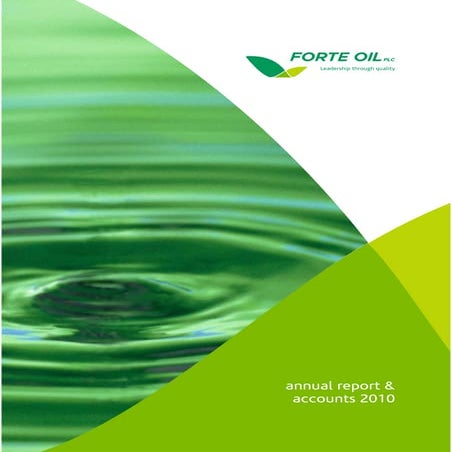Forte oil annual report 2010 | PDF