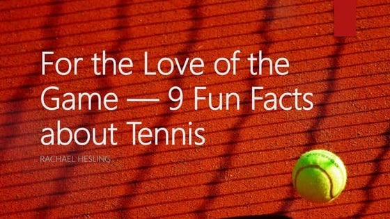 Lawn tennis | PPT | Tennis | Sports