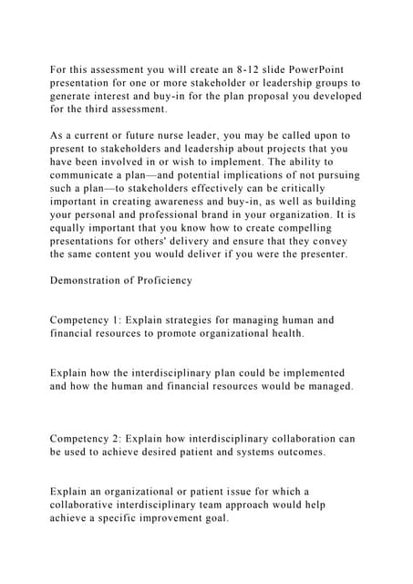 Interdisciplinary Healthcare Plan Presentation.docx