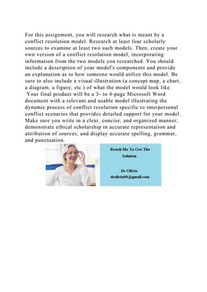 Conflict Resolution Model docx conflict-resolution-model-docx