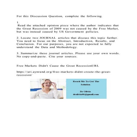 For this discussion question, complete the following.1. read | DOCX ...