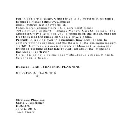 For this informal essay, write for up to 30 minutes in response to.docx