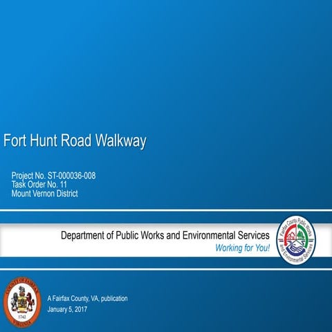Fort Hunt Road Walkway | PPTX
