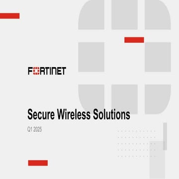 Fortinet Acess Point - FortiAP Sales Deck.pptx