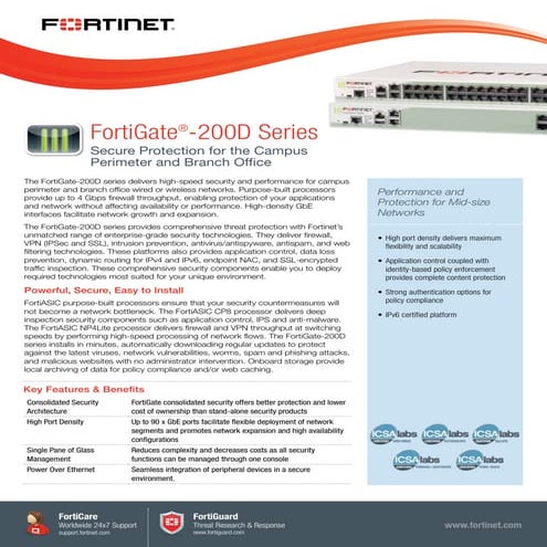 Fortinet Fortigate Security Study Guide V70 Fortinet | PDF