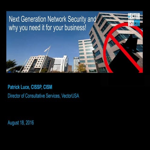 VectorUSA and Fortinet: Next Generation Network Security | PPTX