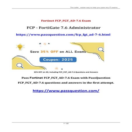 Fortinet FCP_FGT_AD-7.6 Questions and Answers 2025.pdf