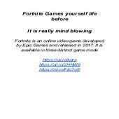 Fortnite games | PDF