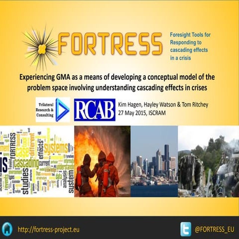 FORTRESS General Morphological Analysis presentation - ISCRAM 2015 | PPTX