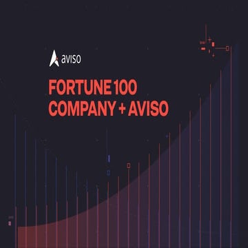 Fortune 100 + Aviso Case Study | PDF