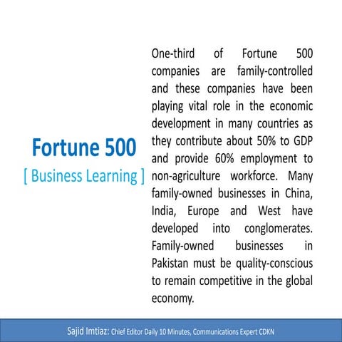Fortune 500 | PPTX