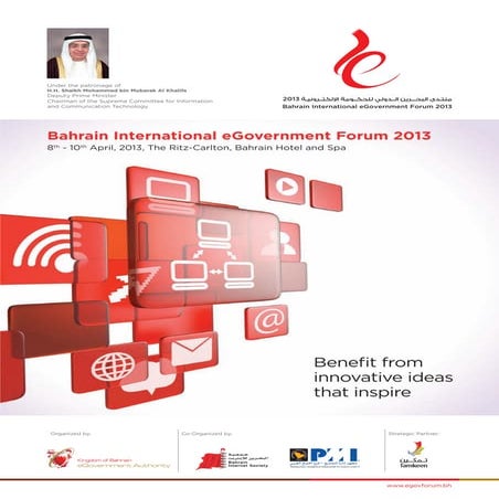 Bahrain International eGovernment Forum brochure-2013 | PDF