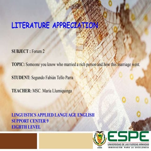 Forum 2 Literature Appreciation | PPT | Free Download