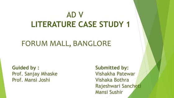INORBIT MALL CASE STUDY | PDF