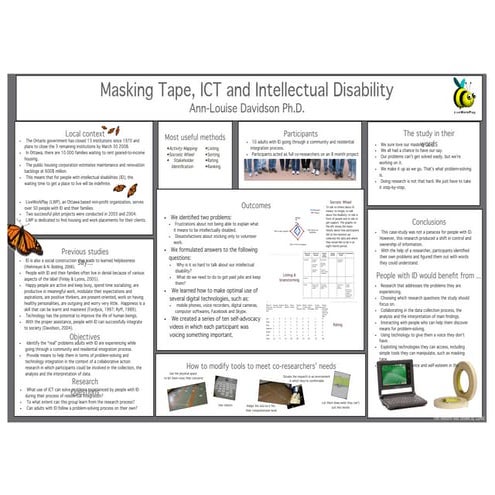 Masking Tape, ICT and Intellectual Disability | PPT