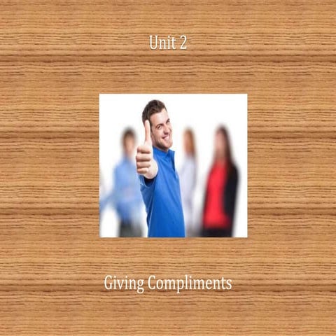 Giving and Receiving Compliments | PPT