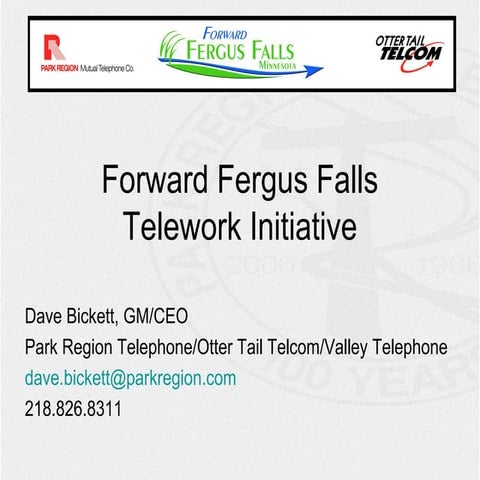 Forward fergus falls telework | PPT