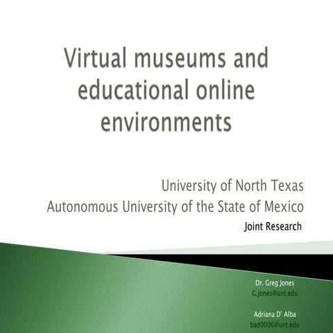 Virtual Museums | PPT