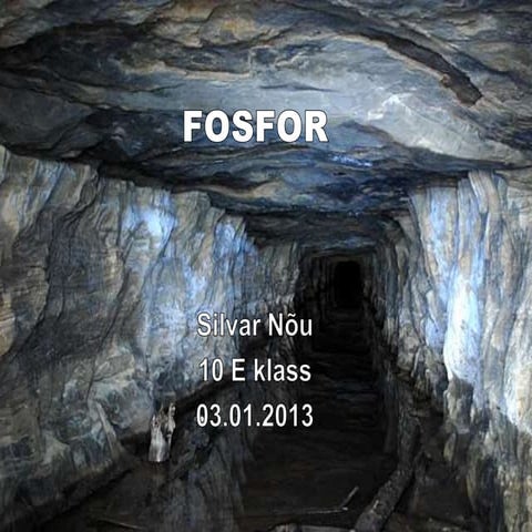 Fosfori presentatsioon | PPT