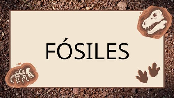 Los fósiles. | PPT