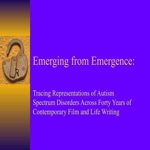 Emerging From Emergence | PPT