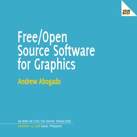 Free/Open Source Software for Graphics | PPT