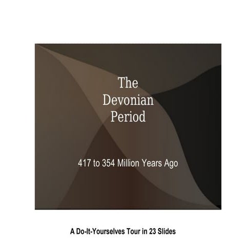 A Tour of Devonian Fossils | PPT