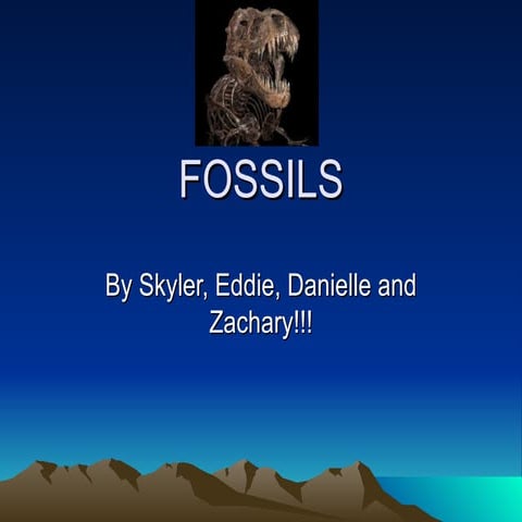 How are fossils are created | PPT