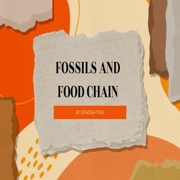Fossils_and_food_chain__.science materialsppsx | PPSX