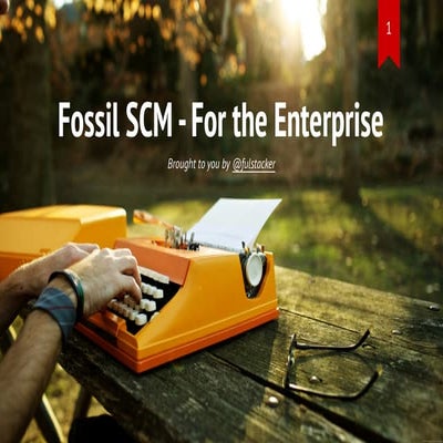 Fossil scm overview | PDF
