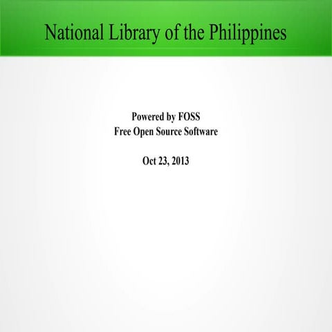 FOSS Tools @ NLP | ODP