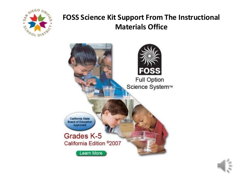 Foss Science Kit Support Ppt