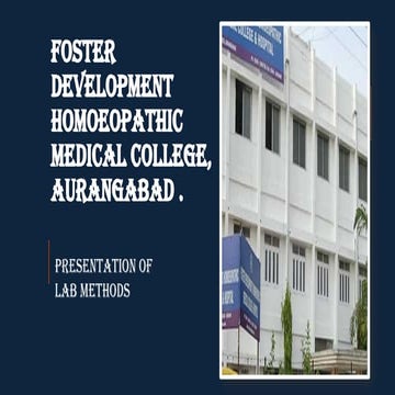 FOSTER DEVELOPMENT HOMOEOPATHIC MEDICAL COLLEGE^J AURANGABAD[1].pptx
