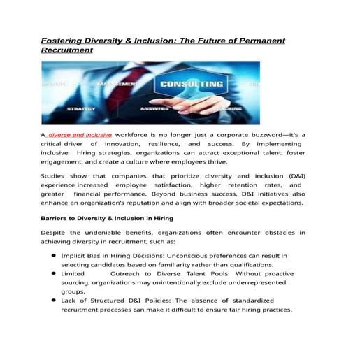 Recruitment Solutions for Diversity, Equity & Inclusion (DEI).pptx