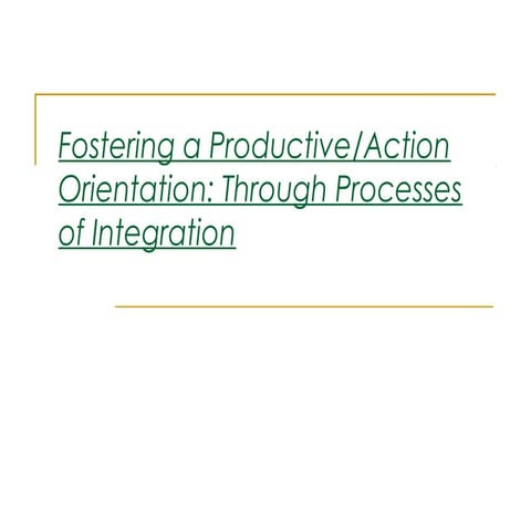 Fostering productive capacity | PPT